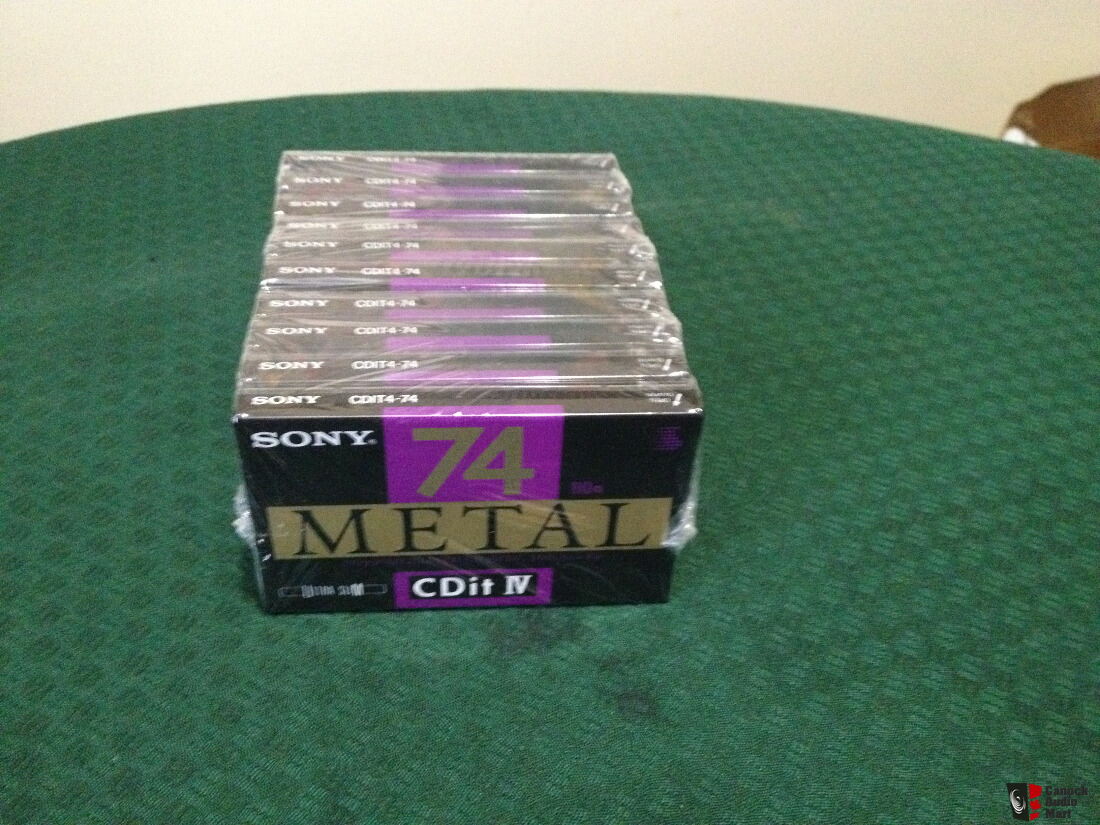 Sony 74 Metal Cassette Tapes- NOS- 10-Paks Photo #1720188 - US Audio Mart