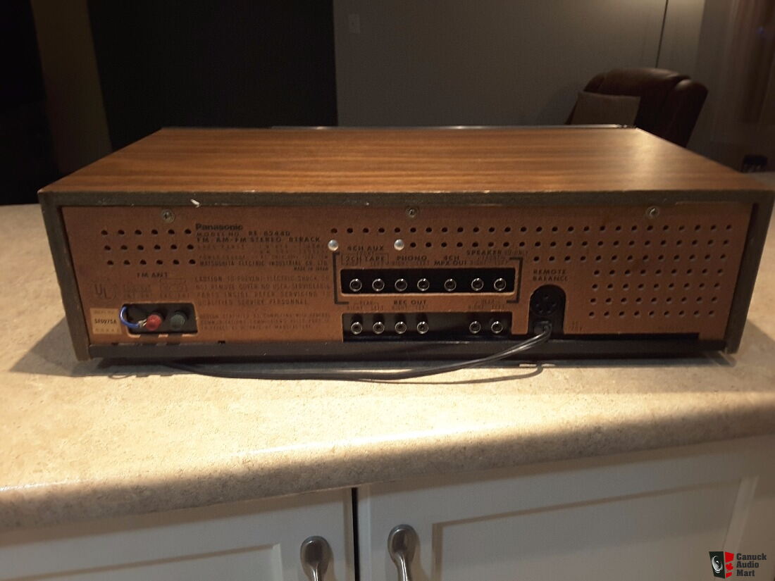 Vintage Panasonic quadraphonic reciever model number RE-8244D Photo ...