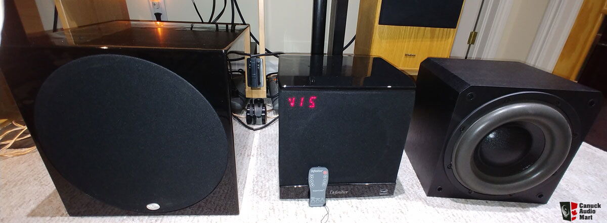 Definitive Technology SuperCube SC 4000 8"X 3 1200-Watts Subwoofer ...