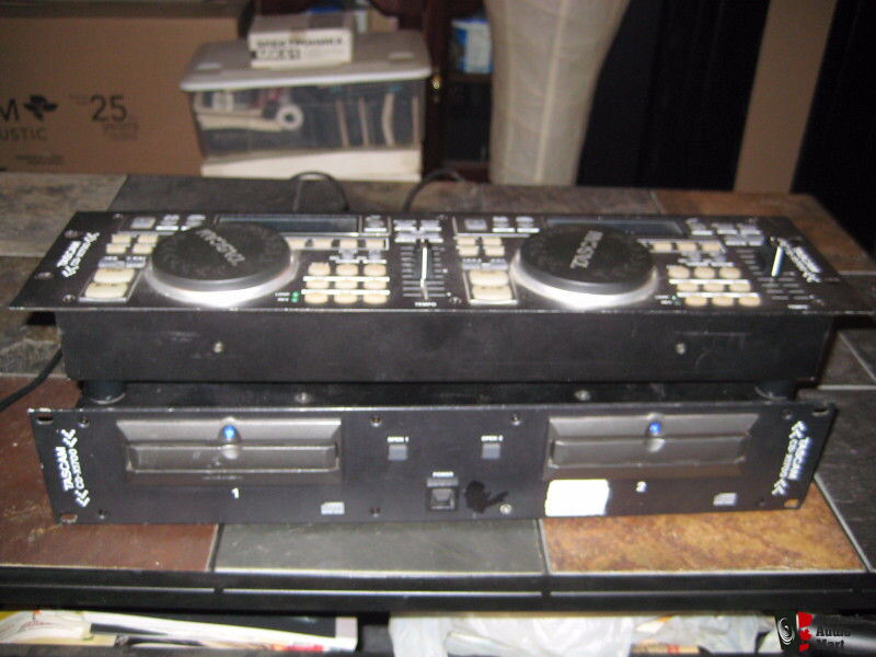 Tascam-CD-X1700-dual-DJ-CD-player-w/controller-manual-effects,mixing ...