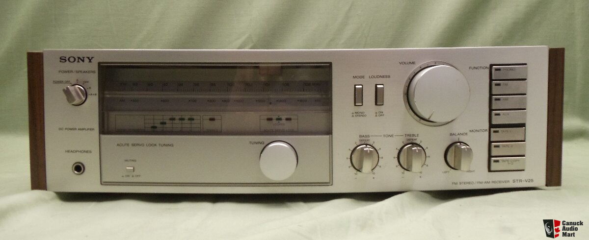 Vintage SONY STR-V25 AM FM Stereo Receiver Works Great Photo #1725867 ...