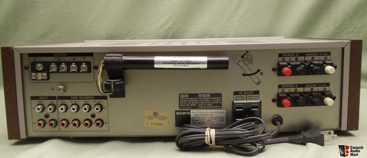 Vintage SONY STR-V25 AM FM Stereo Receiver Works Great Photo #1725867 ...