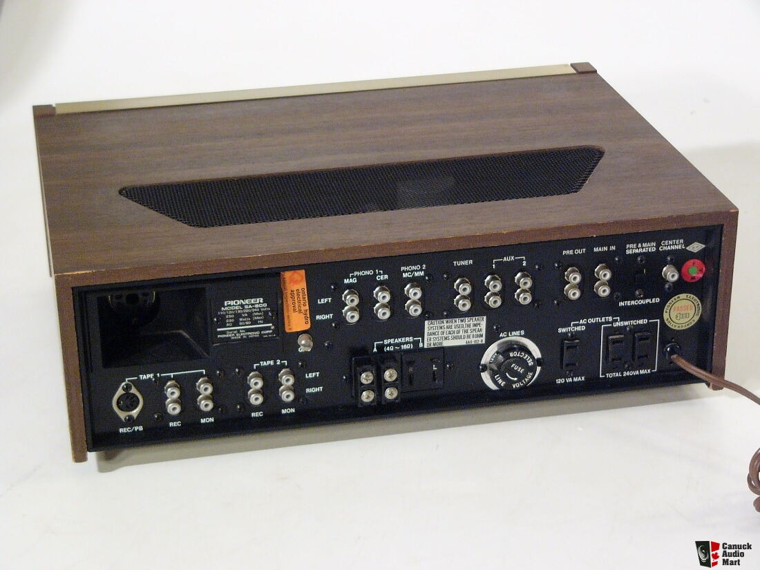 Beautiful Vintage Pioneer SA-800 Amplifier - Champagne Faceplate - SALE ...