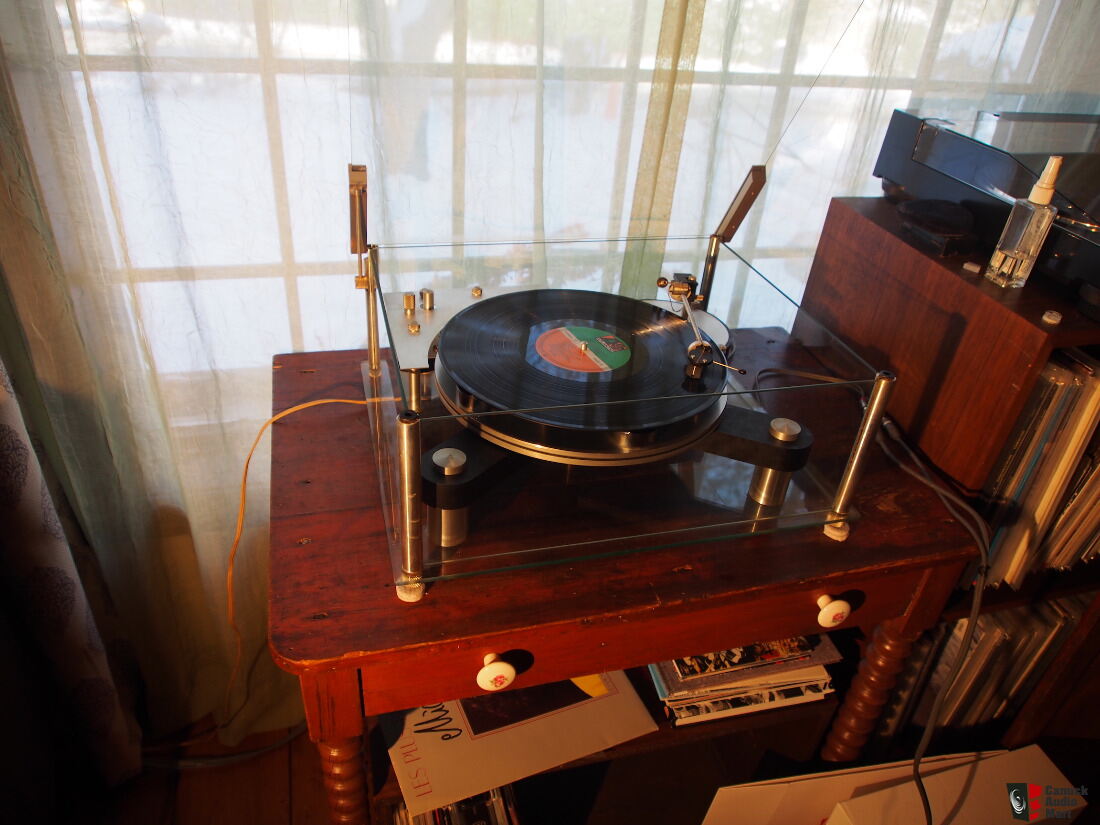 TRANSCIPTOR skeleton turntable with denon 103 mc cartridge For Sale ...