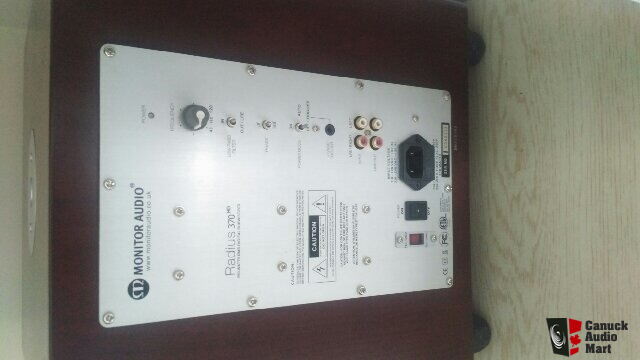 Monitor Audio Radius 370 HD Sub Photo #1731199 - UK Audio Mart
