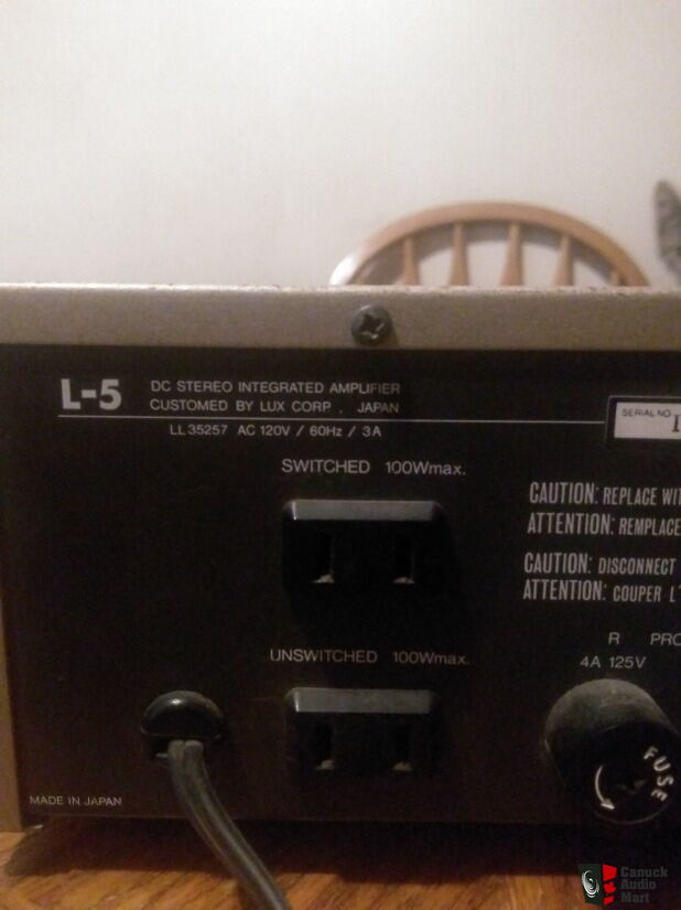 Luxman L-5 integrated amplifier Photo #1731232 - UK Audio Mart
