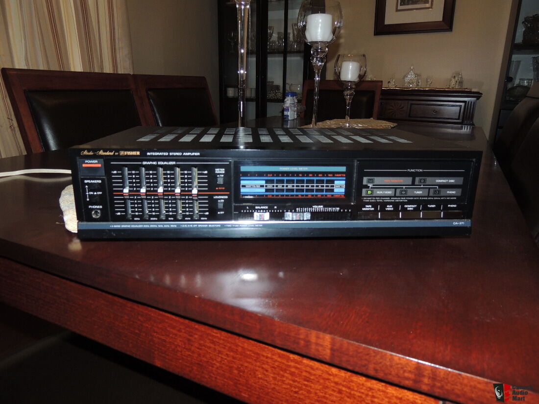 Vintage Fisher Studio Standard CA-271 Integrated Amp - 100 Watts RMS/ch ...