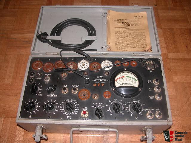 TV7 ARMY TUBE TESTER For Sale - Canuck Audio Mart
