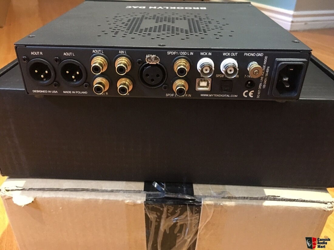 Mytek Brooklyn DAC/ Headphone Amp Black ~ Like New For Sale - Canuck ...