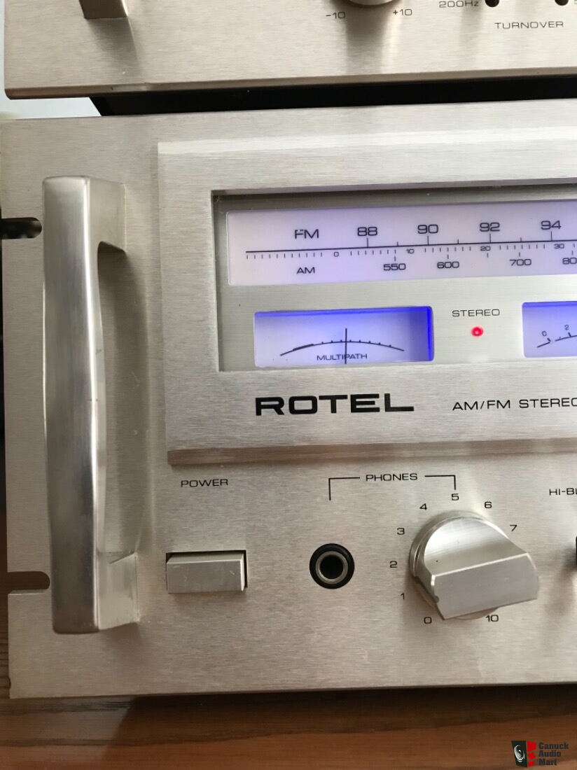 Serviced Rotel RA-1312 Integrated Amplifier w/ RARE Super Tuner RT-1024 ...