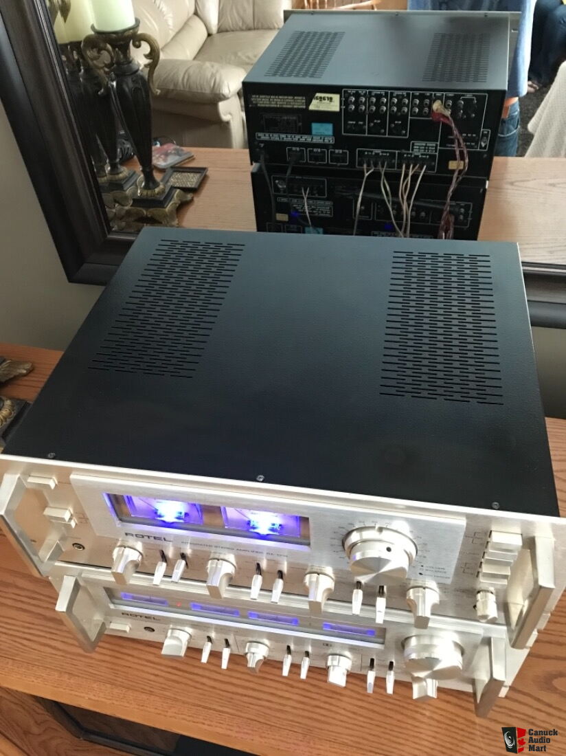 Serviced Rotel RA-1312 Integrated Amplifier w/ RARE Super Tuner RT-1024 ...