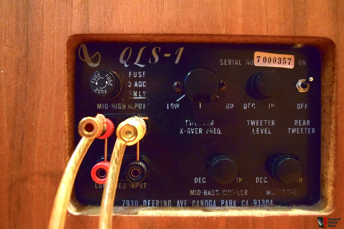 Vintage Infinity QLS 1 Speakers Photo #1747164 - UK Audio Mart