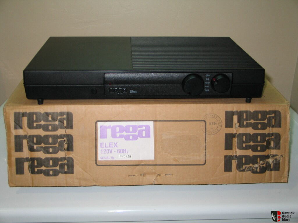 REGA ELEX - Intergrated Amp - Black Photo #174761 - Canuck Audio Mart