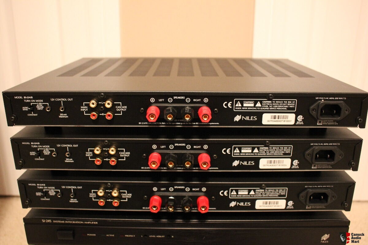 Niles SI-245 high current stereo amplifiers (only 1 left) - 45 watts x ...