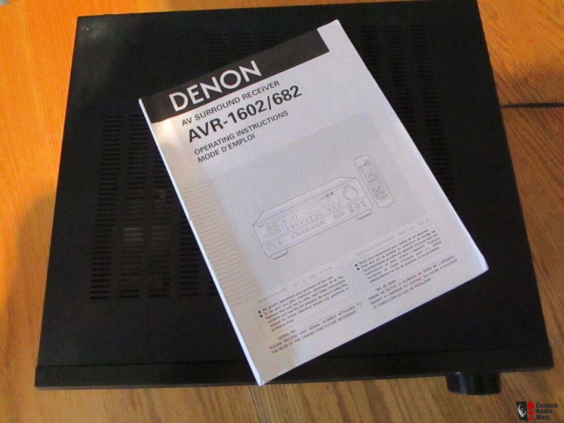 Denon AV Surround Receiver AVR 1602 with MANUAL Photo #1752649 - US ...