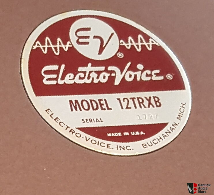 Vintage Electro-Voice 12TRXB 12" Integrated Speaker For Sale - Canuck ...
