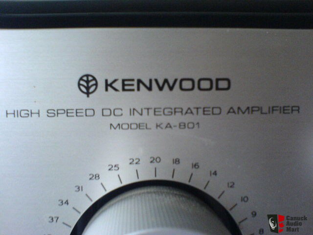Kenwood High Speed DC Integrated Amp KA-801 + KT-615 Tuner Photo ...