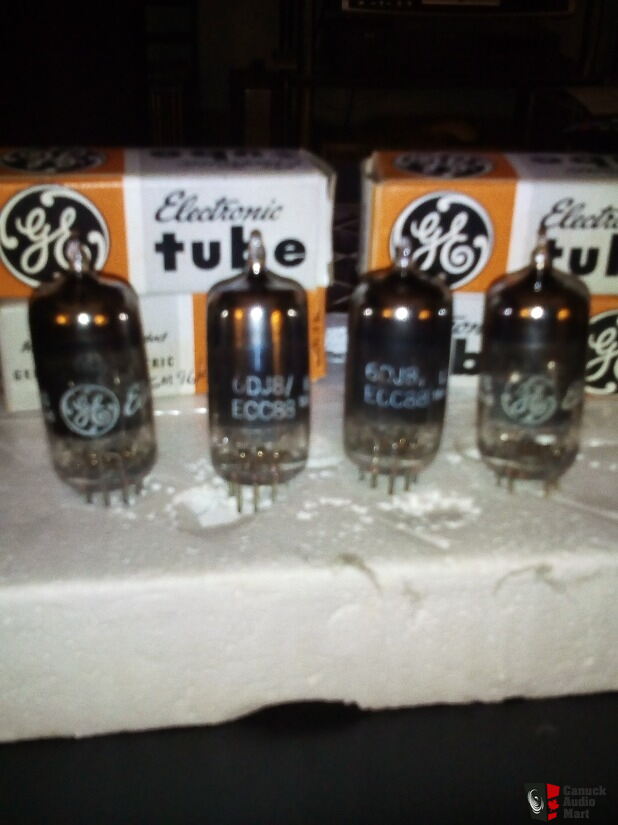 SOLD ***GE 6DJ8 - smoked glass production For Sale - US Audio Mart