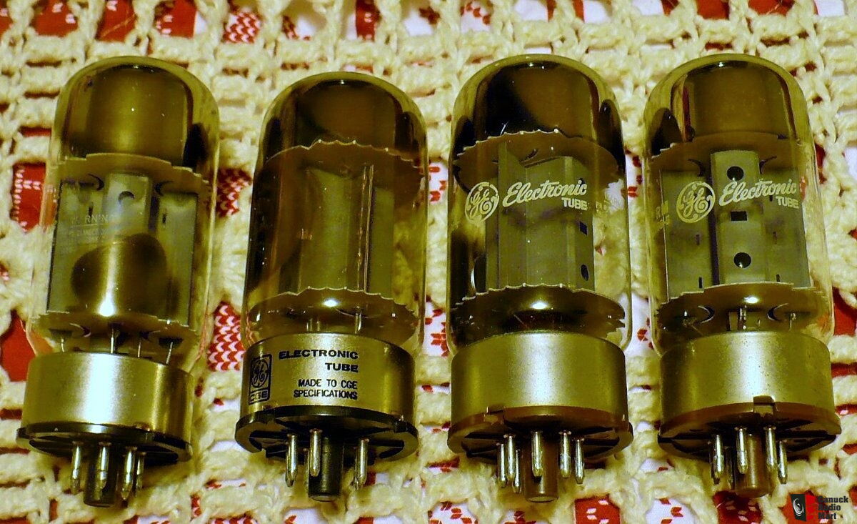 4 Vintage 1970s GE 6550A Output Tubes For Sale - Canuck Audio Mart
