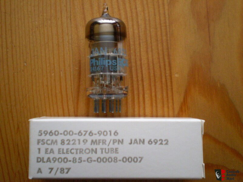 JAN-Philips 6922 Low Noise Tube- New/never used- only one tube ...