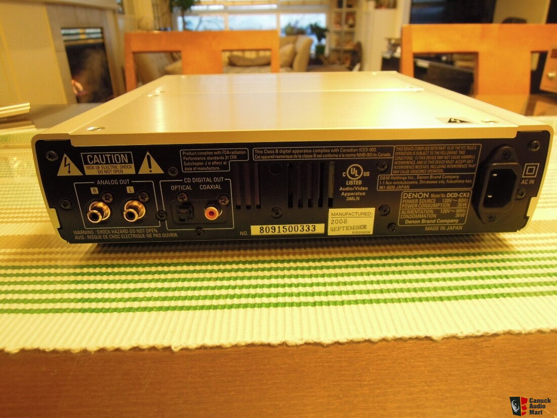 Denon DCD-CX3 SACD Player - An Audiophile Grade CD player Photo ...