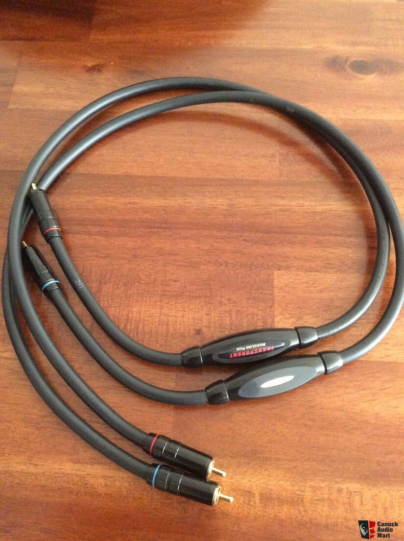 Premium RCA Cables 3.5 feet Transparent Cable MusicLink Plus PRICE ...