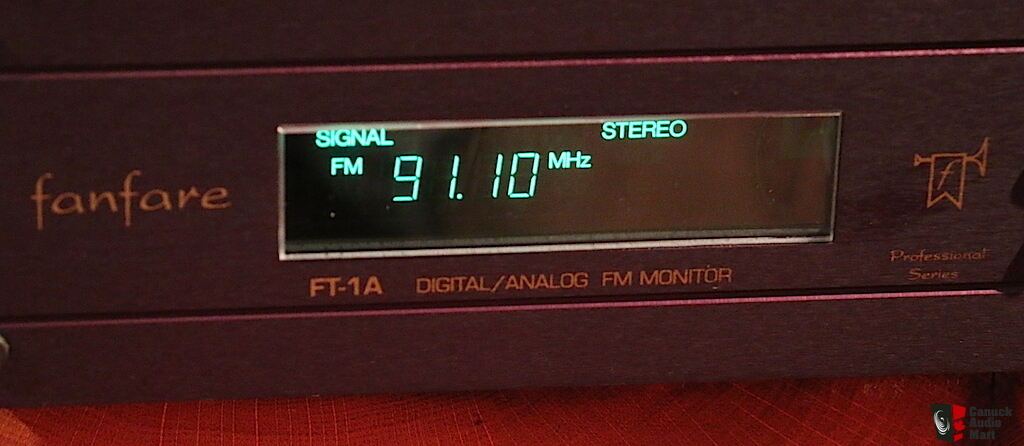 Fanfare FT-1A digital Analog FM tuner with remote Photo #1766170 - UK ...