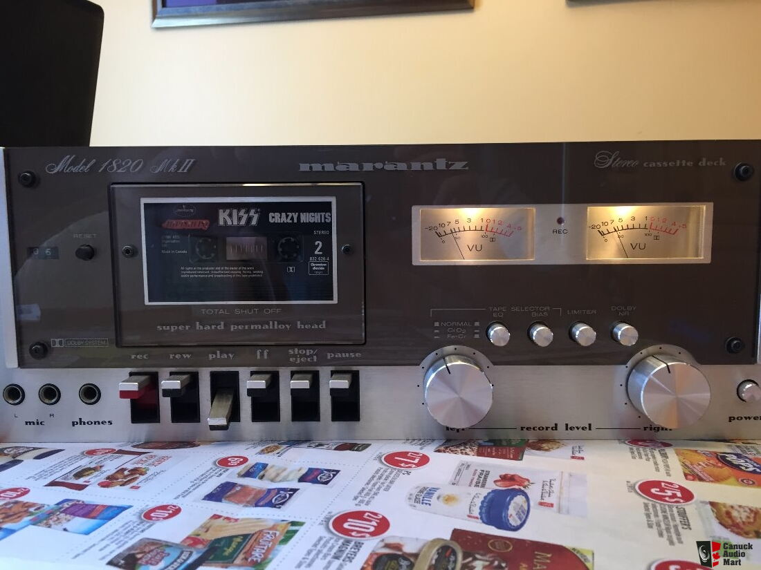 Vintage Marantz Rack with : 2020-Tuner; 1072-Amplifier; 1820 MKII-Tape ...