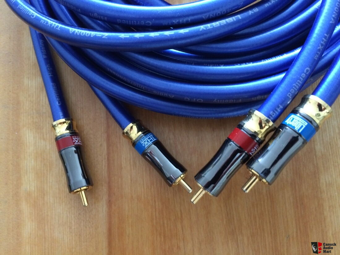 Liberty Cable Z-400 Interflex RCA Interconnects THX Certified 4 Meters ...
