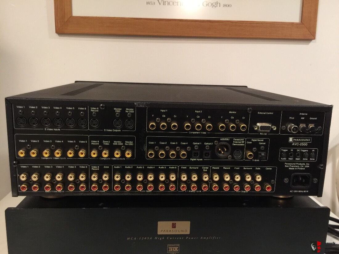 Parasound AVC-2500 home theatre pre amp 5.1 Photo #1779403 - US Audio Mart