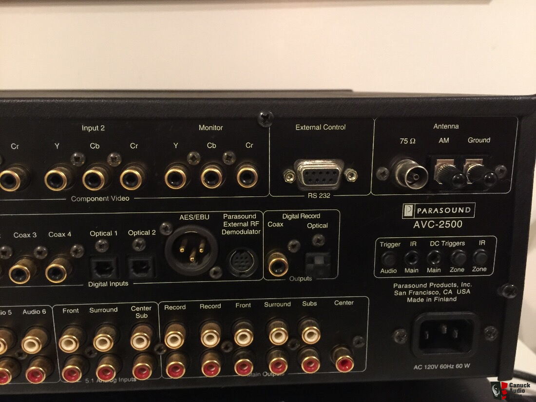 Parasound AVC-2500 home theatre pre amp 5.1 Photo #1779403 - US Audio Mart