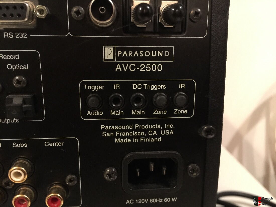 Parasound AVC-2500 home theatre pre amp 5.1 Photo #1779403 - US Audio Mart
