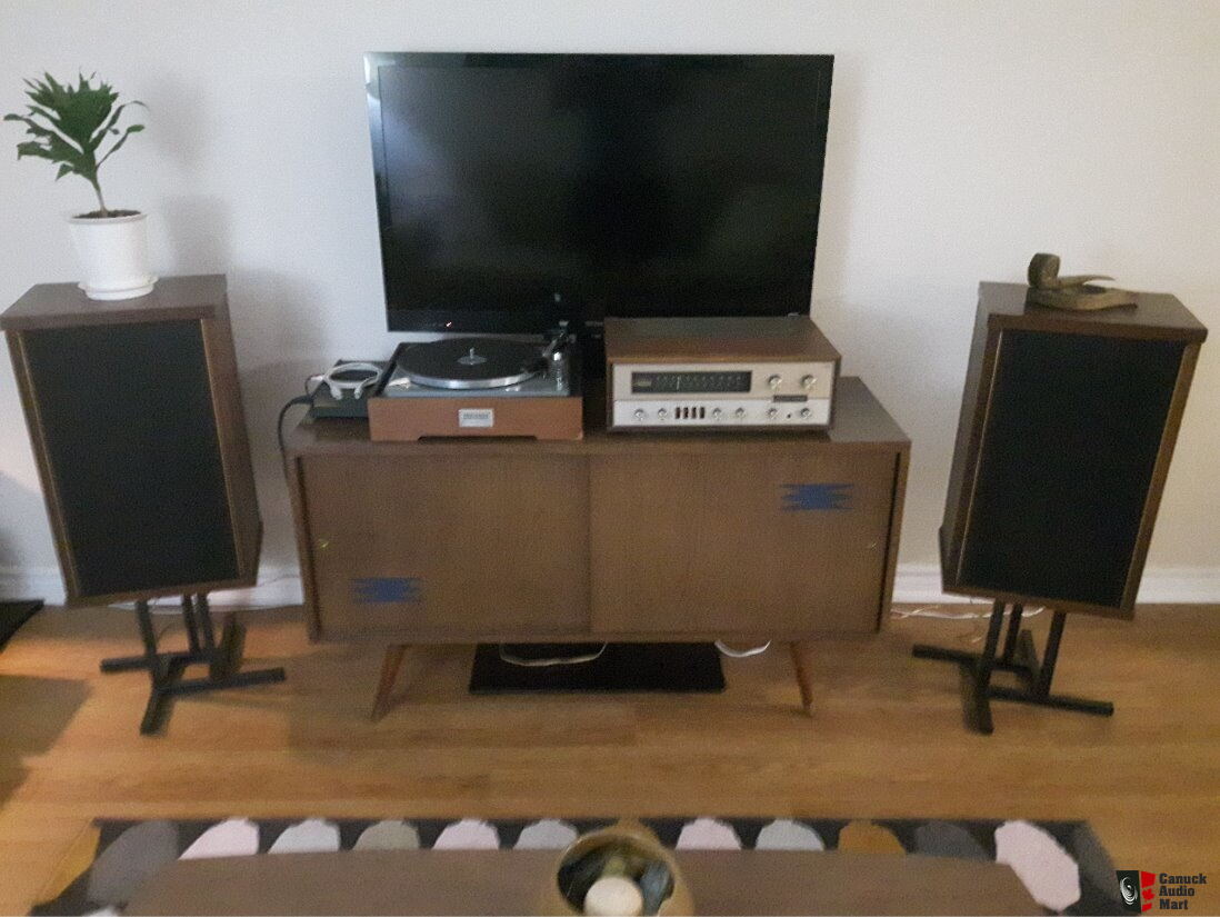 EPI M150 speakers (upgraded and restored) with 12" metal stands (price ...
