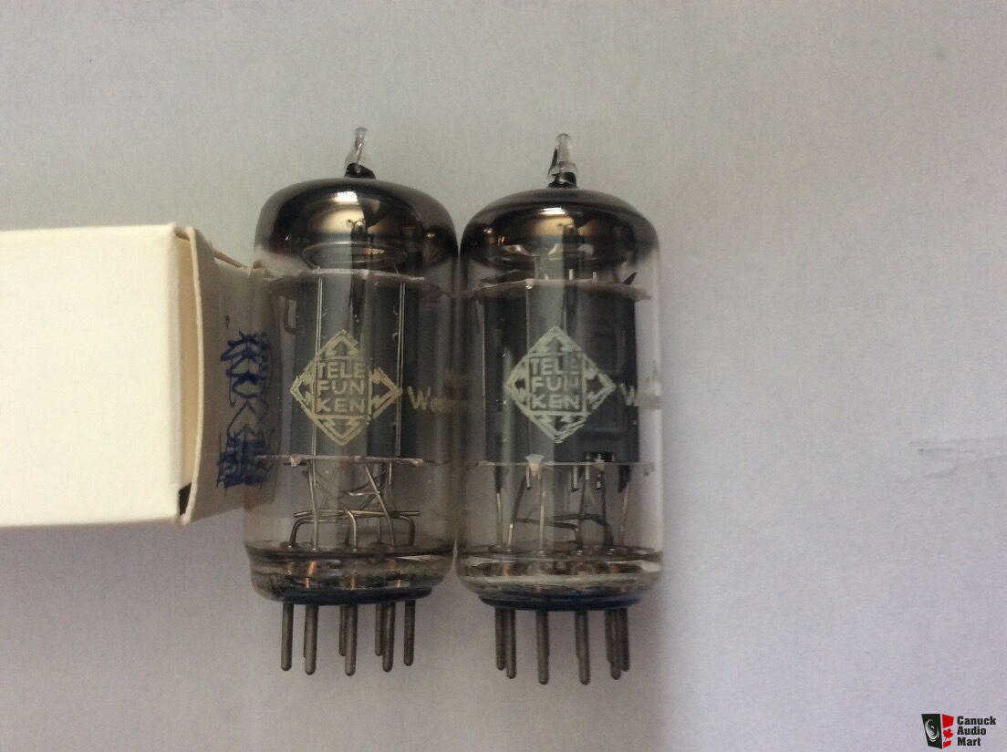 Telefunken 12au7 matched pair For Sale - Canuck Audio Mart