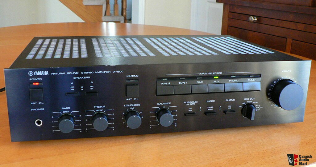 Yamaha A-500 integrated amplifier and T-500 tuner Photo #178379 ...