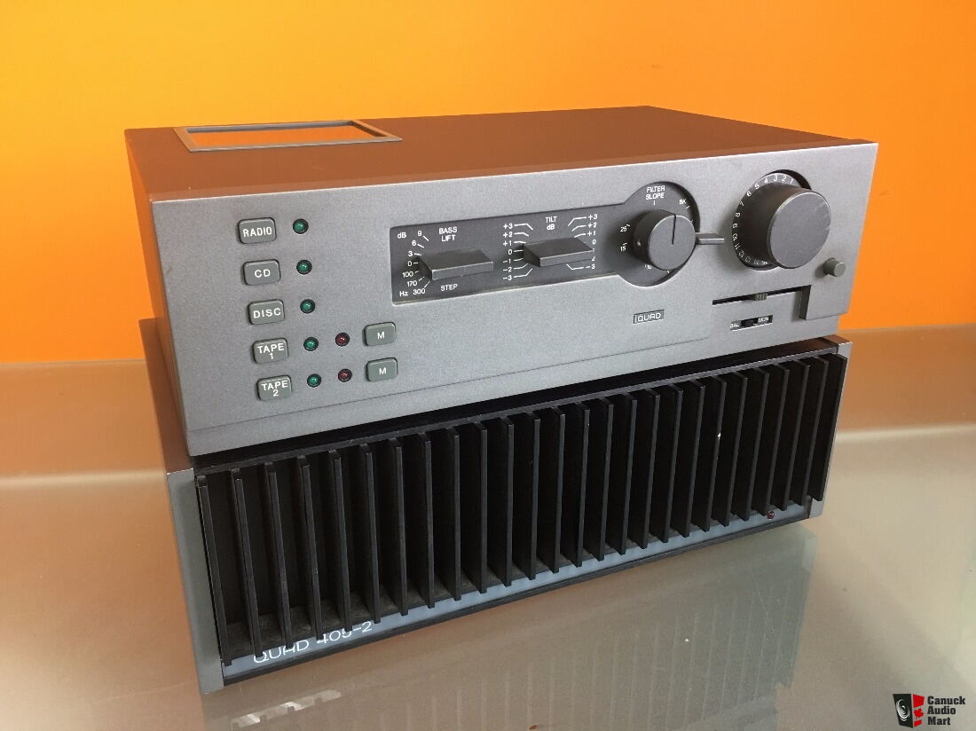 Quad 44 Pre-Amp & Quad 405-2 Power-Amp-Completely serviced-Perfect ...