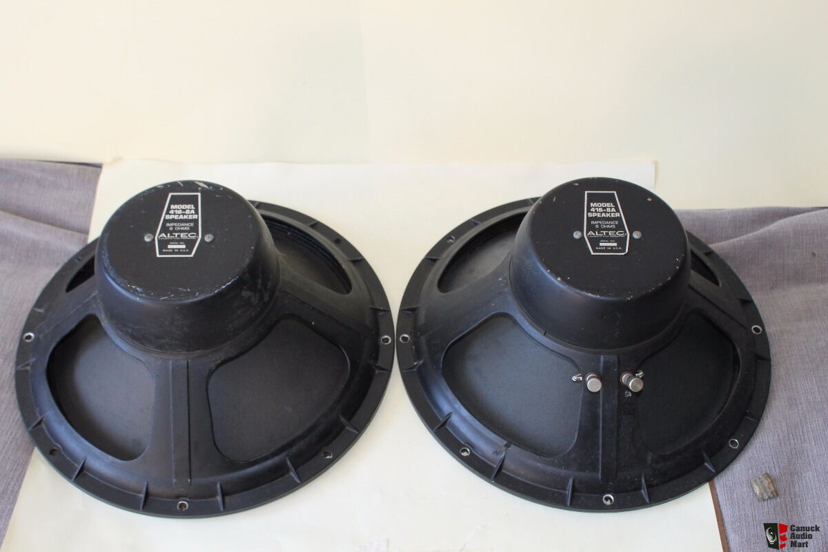 Pair Altec 416 8A 15 inchs speakers alnico magnet Photo #1789635 ...