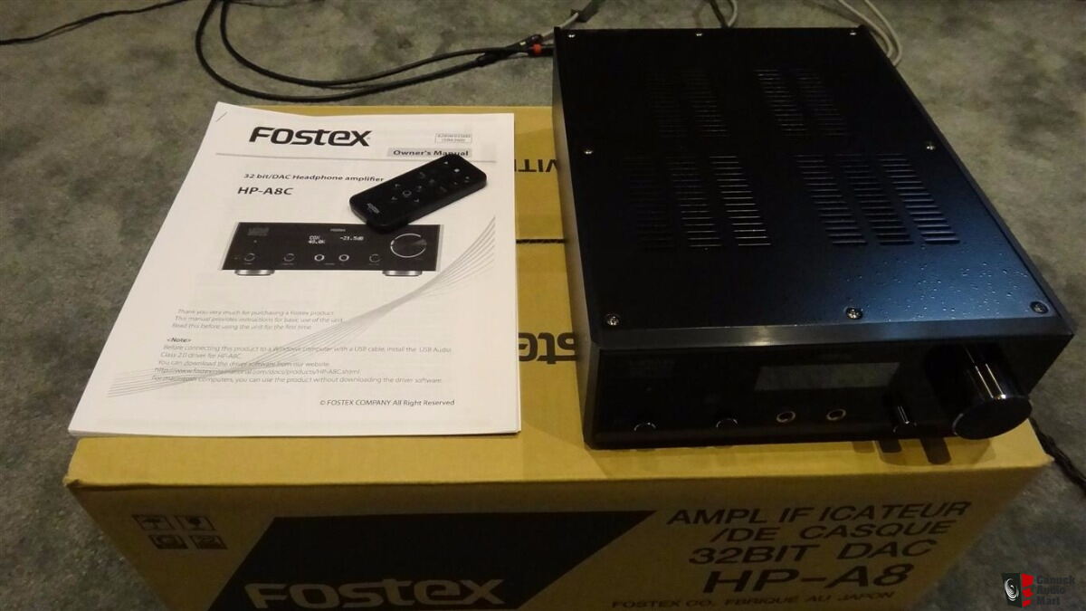 Fostex HP-A8C 32-bit DAC and Headphone amplifier Photo #1789647 ...