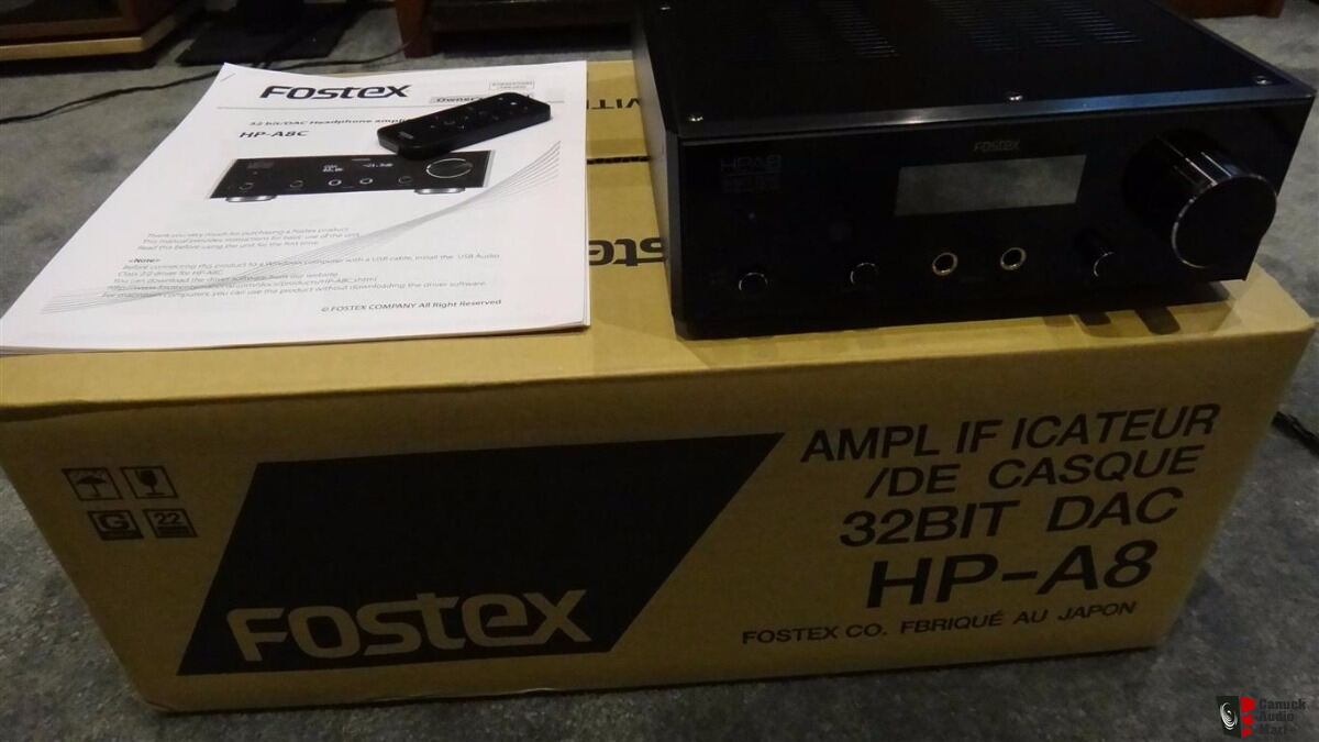 Fostex HP-A8C 32-bit DAC and Headphone amplifier Photo #1789645 ...