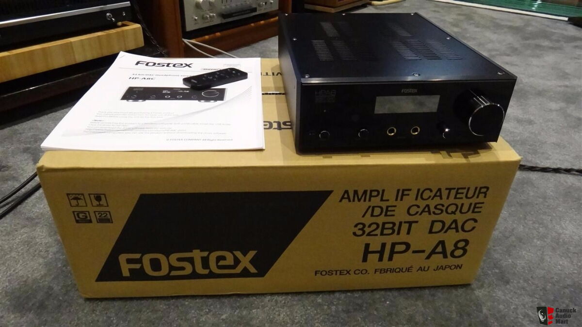 Fostex HP-A8C 32-bit DAC and Headphone amplifier Photo #1789648 - UK ...