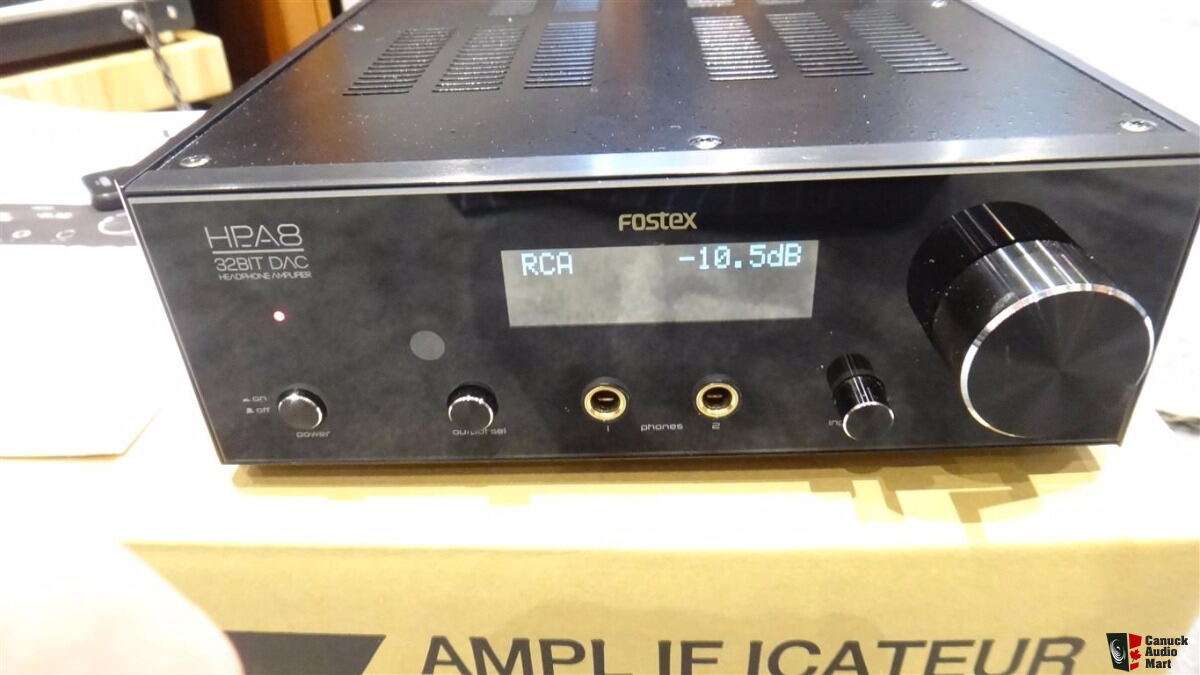 Fostex HP-A8C 32-bit DAC and Headphone amplifier Photo #1789650 - UK ...