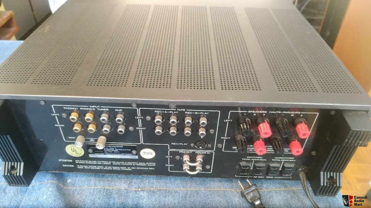 Kenwood KA-907 Integrated Amplifier SIMILAR TO THE KA-600 Photo ...