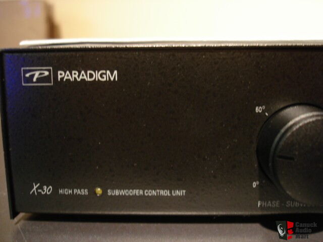 Paradigm X 30 High End Electronic Active Subwoofer Crossover Photo 