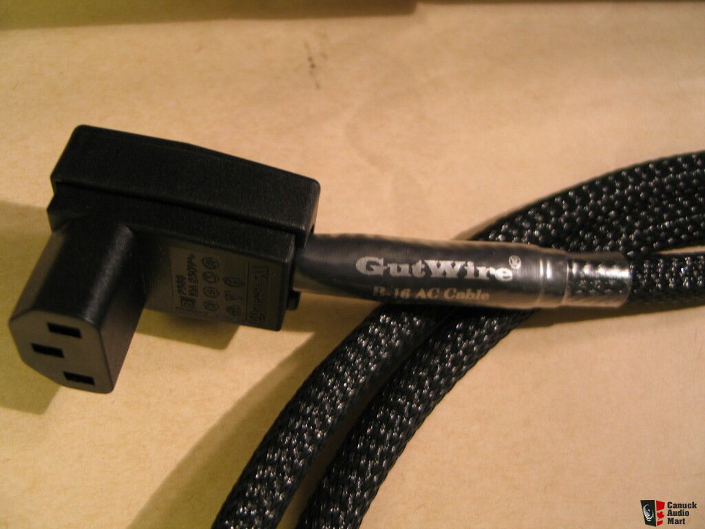GUTWIRE B-16 AC Cable - 6 Foot Power Cord Photo #179556 - Canuck Audio Mart