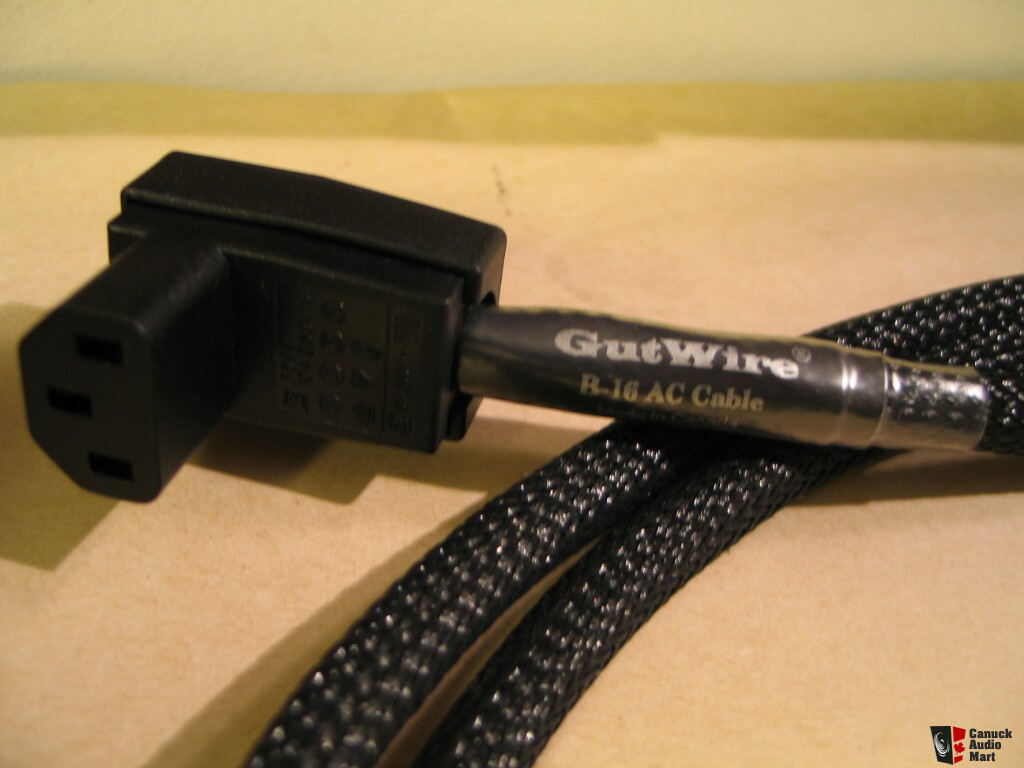 GUTWIRE B-16 AC Cable - 6 Foot Power Cord Photo #179556 - Canuck Audio Mart