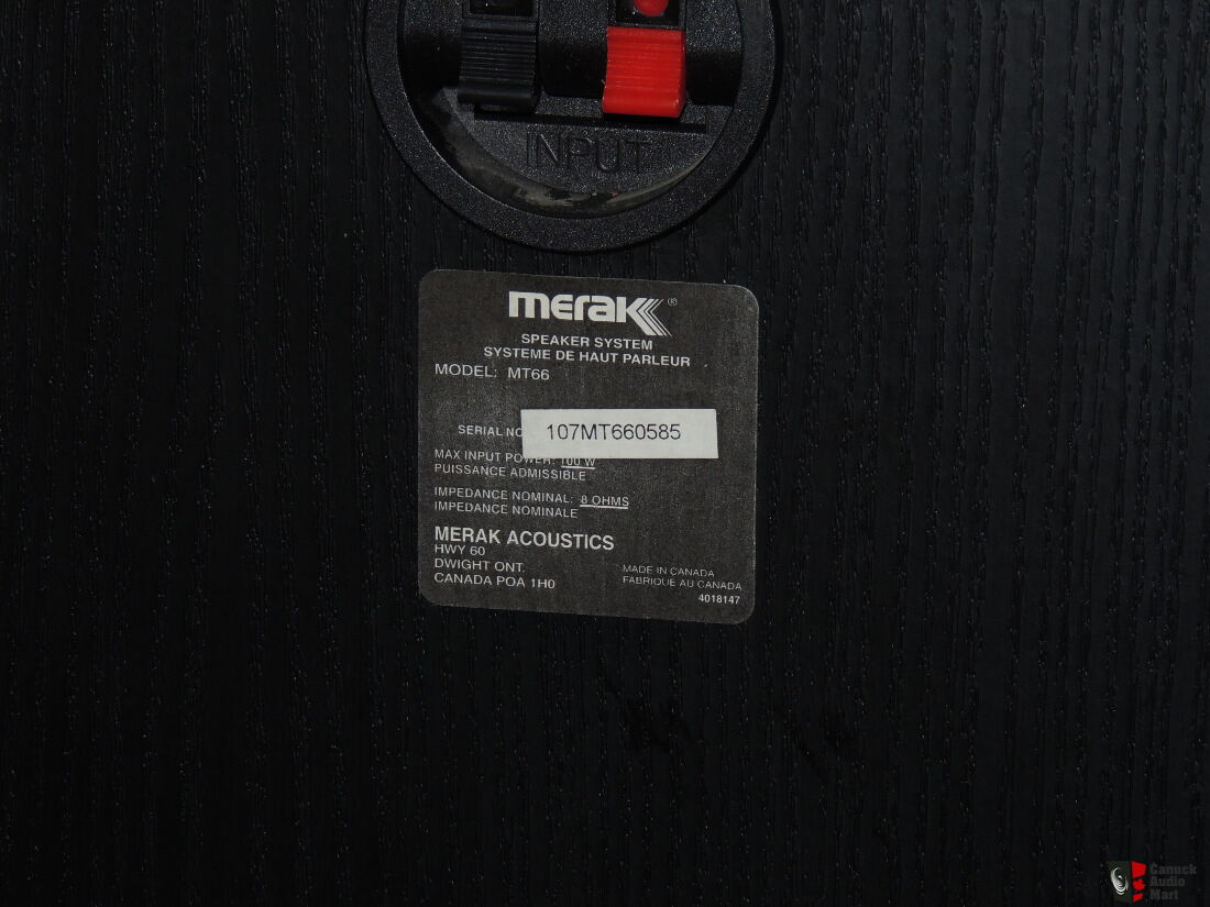 Merak by Axiom MC4 Center Channel Speaker plus 3-way MT66 Towers Photo ...