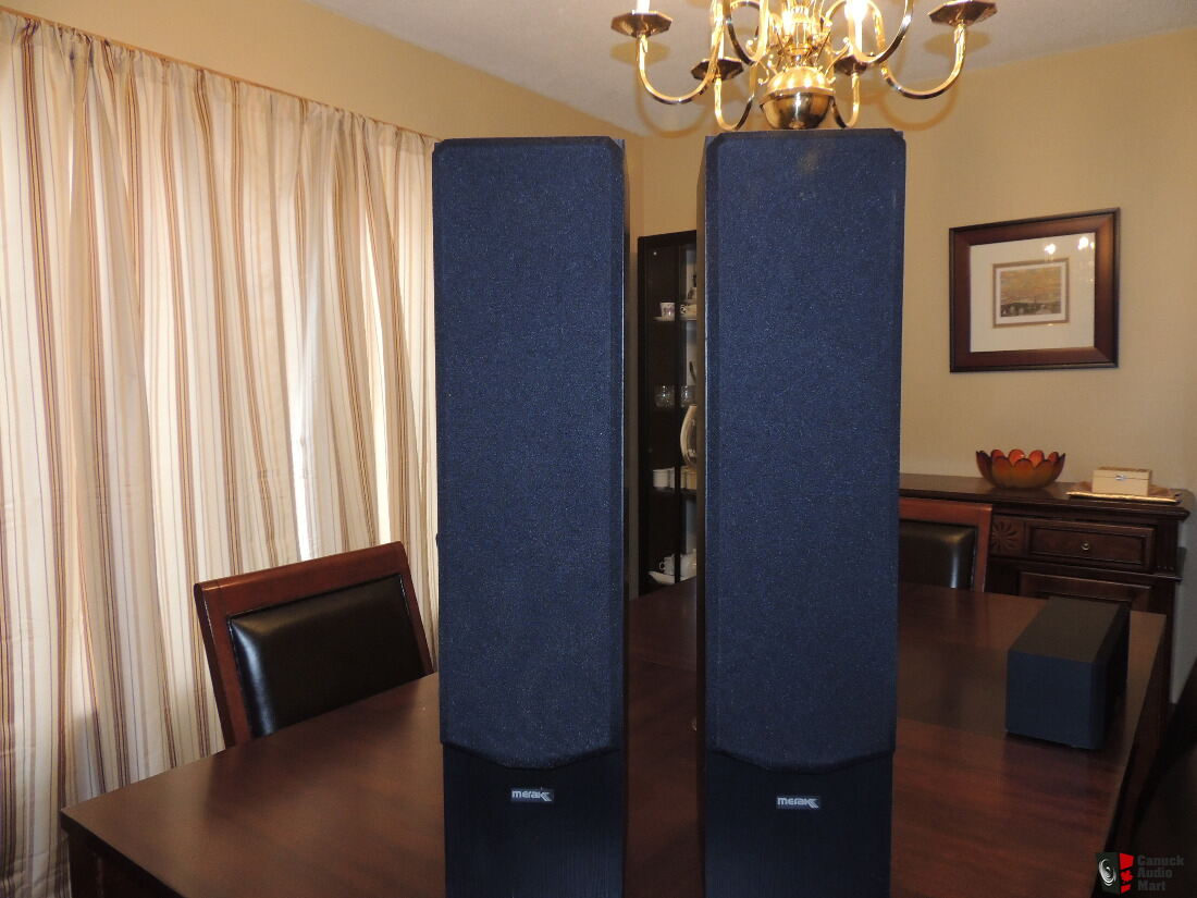 Merak by Axiom MC4 Center Channel Speaker plus 3-way MT66 Towers Photo ...