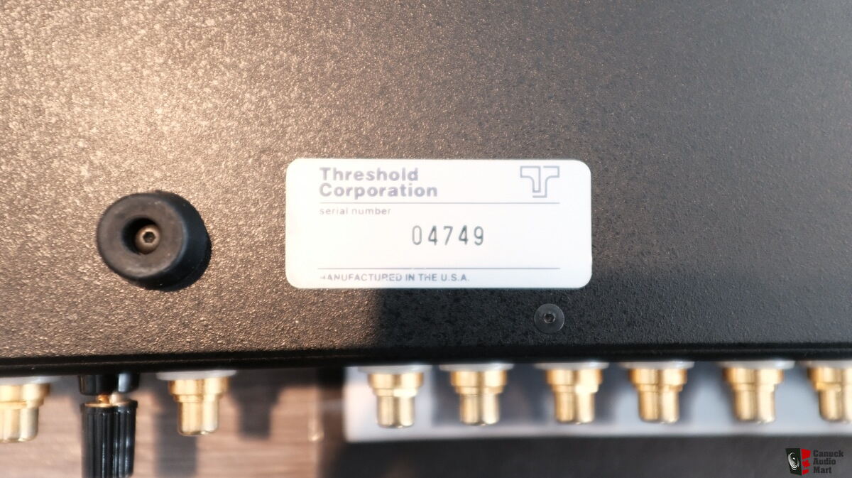 Threshold FET 9 Preamplifier in Black Updated by Jon Soderberg ...
