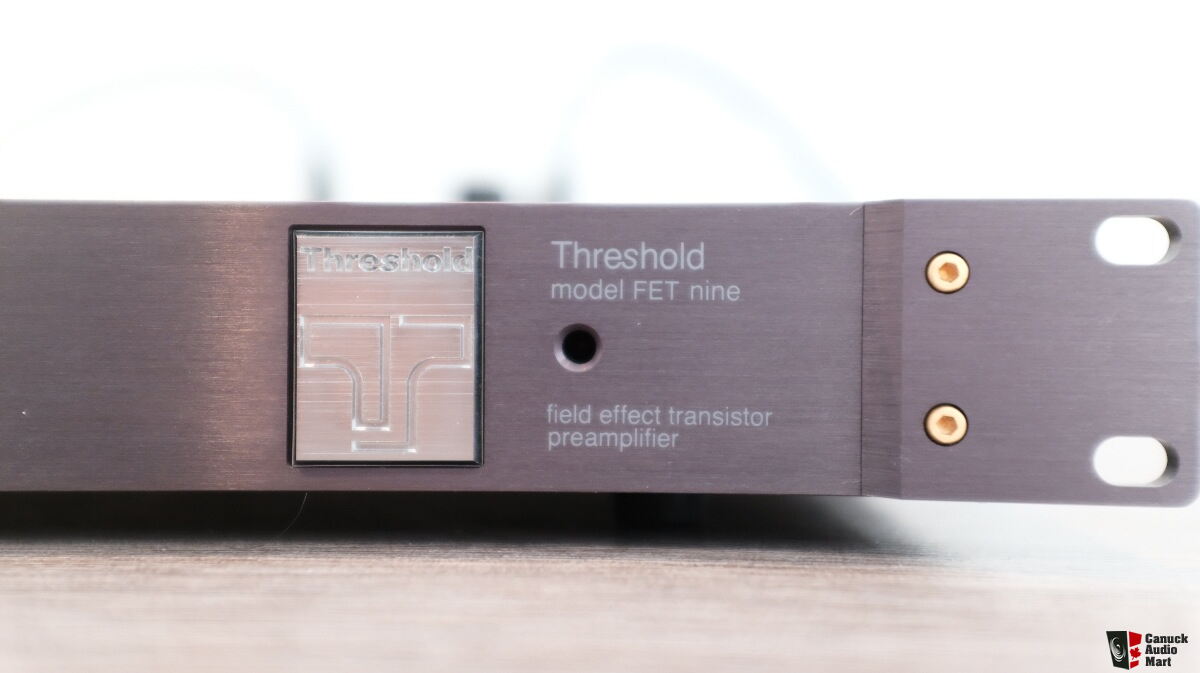 Threshold FET 9 Preamplifier in Black Updated by Jon Soderberg ...