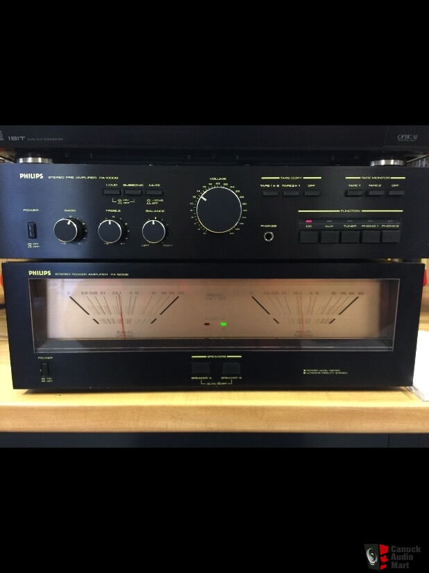Vintage Phillips Amp and Preamp